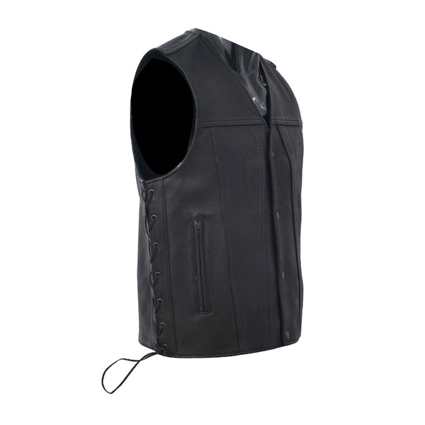Reeves - Men's Motorcycle Leather Vest